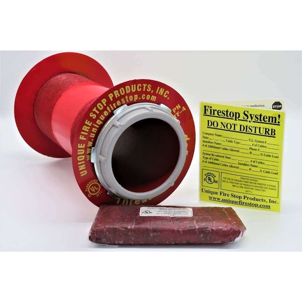Unique Fire Stop Products Through Pentration Threaded Firestop Sleeve Kit 4 Inch Diameter TF-4 ...